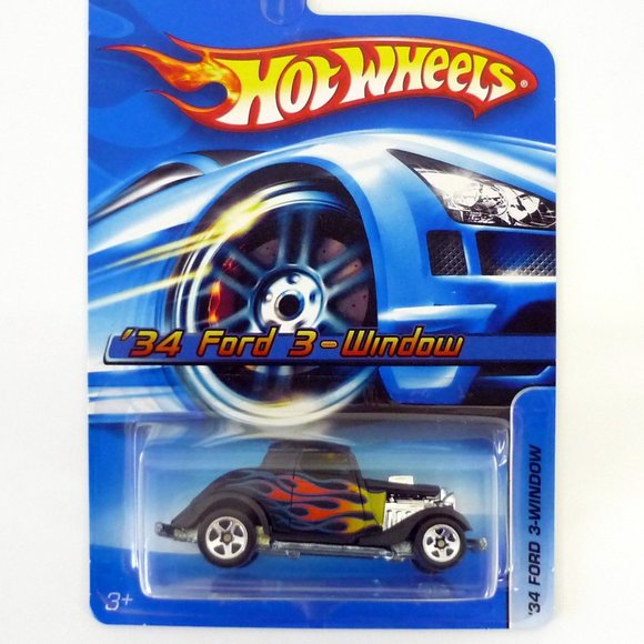 Mattel | Toys | Hot Wheels 34 Ford 3window 9 Black Diecast Car 2006 ...